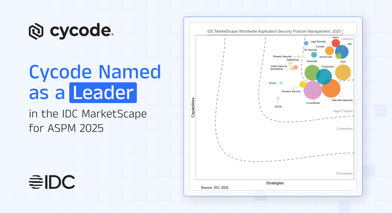 Cycode Named a Leader in 2025 IDC MarketScape